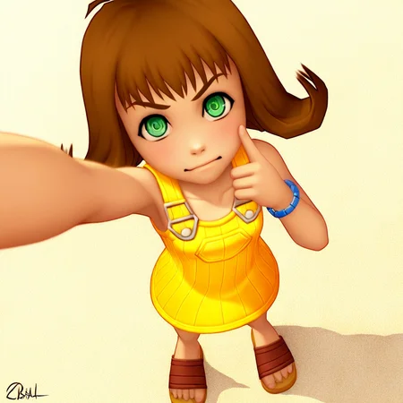 Selphie (Kingdom hearts 1 version) - CivArchive (CivitAI Archive)