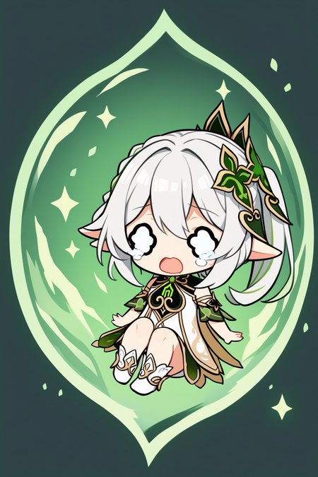 ๑‸๑, Circular shaped with wavy border,|A3 SDXL版 （Funny Meme：4/10 ...